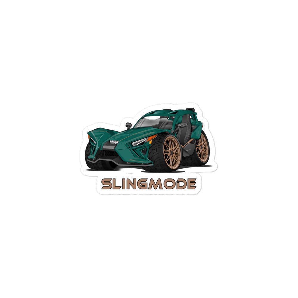 Slingmode Stickers | 2020 GT LE Fairway Green Polaris Slingshot ...