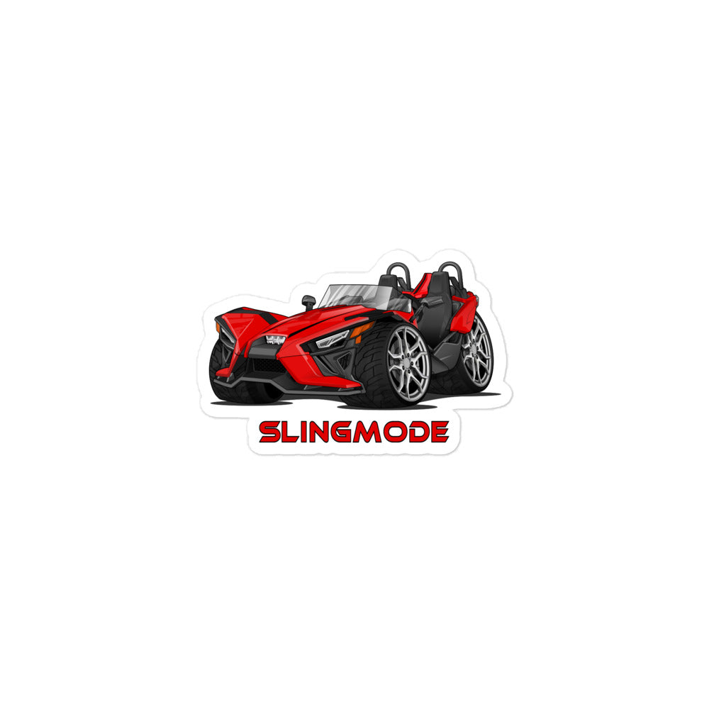 Slingmode Stickers | 2022 SL Red Pearl Polaris Slingshot® – slingmode.com